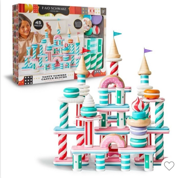 FAO Schwarz | Toys | Fao Schwarz Castle Blocks Set Tasty Towers | Poshmark